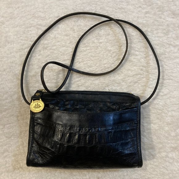 Brahmin | Bags | Brahmin Black Crossbody Alligator Purse Bag | Poshmark